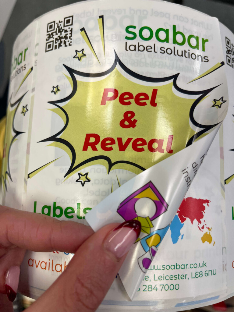 Peel and Reveal Labels UK – Multi-Layer Label Printing Solutions